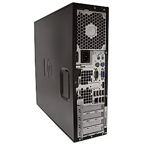 HP ProDesk 6200 Desktop Computer | Quad Core Intel i5 (3.2) | 8GB DDR3 RAM | 1TB HDD Hard Disk Drive | Windows 10 Home | New 22in LCD Monitor | Home or Office PC (Renewed), Black