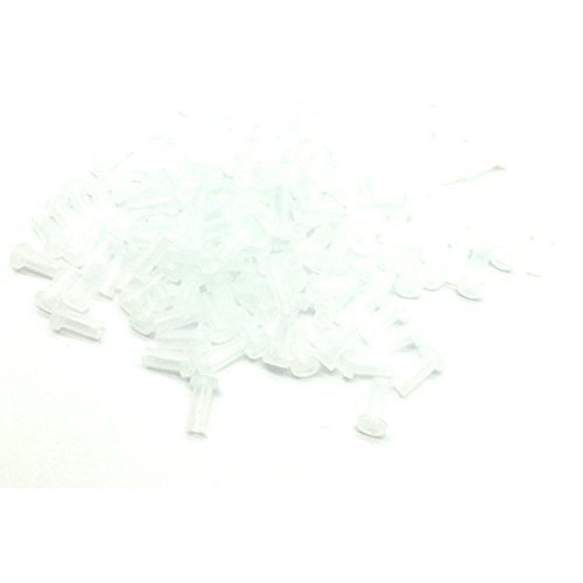 FiberShack - Dust Cap Kit for Fiber Optic Cables, End Faces and Devices. Contains 200 2.5mm Clear FC/SC/ST Ferrules and 50 Red ST Debris Covers - Includes Durable Compartment Carry case