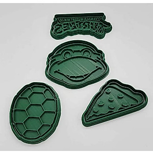 Mutant Turtle Ninja Cookie Cutter & Stamp