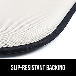 Gorilla Grip Memory Foam Chair Cushions, Comfortable Pads for Dining Room, Kitchen Table, Office Chairs, Stay in Place Backing, Comfortable Microfiber Seat Pad Cushion, Set of 4, 16x16, Black