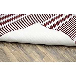 Garland Rug Cape Cod 6 ft. x 8 ft. Area Rug Chilli Red