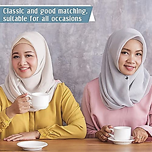 Hijab Magnetic Pins Strongest Commercial Strength Hijab Pins for Women Clothing Magnets for Muslim Scarf Multi-Use Round Clip (Silver, Gold, Rose Gold, Black,4 Pieces)