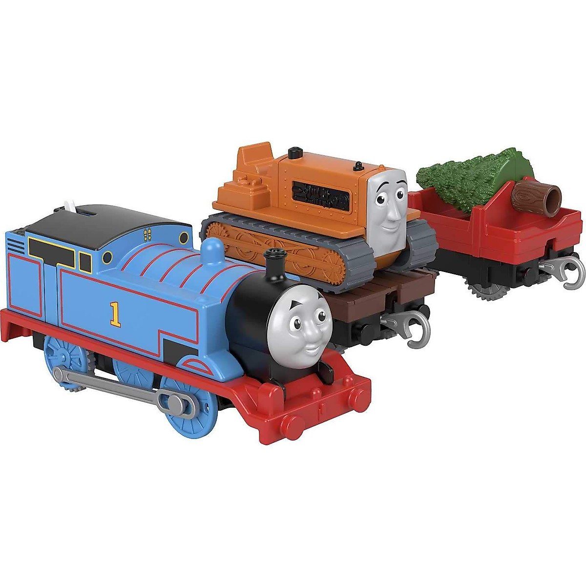 Thomas & Friends Thomas & Terence, Battery-Powered Motorized Toy Train for Preschool Kids Ages 3 Years and up