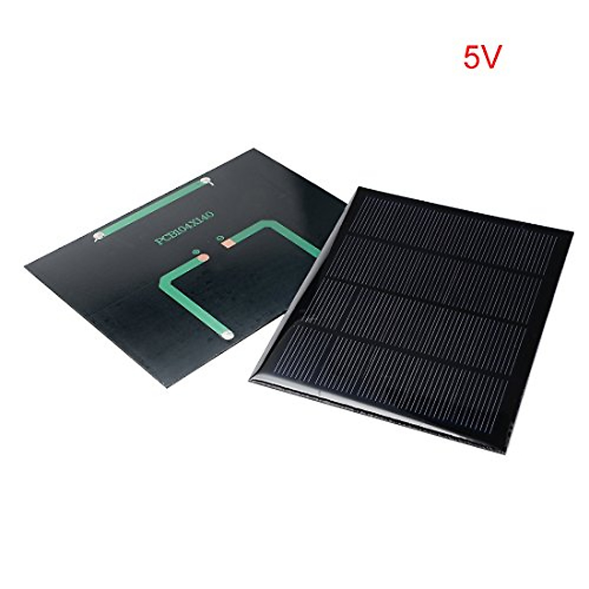 uxcell 5Pcs 5V 300mA Poly Mini Solar Cell Panel Module DIY for Light Toys Charger 104mm x 140mm