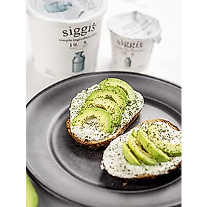 siggi's® Icelandic Strained Nonfat Yogurt, Plain, 24 oz. Multiserving Container – Thick, Protein-Rich Yogurt Snack