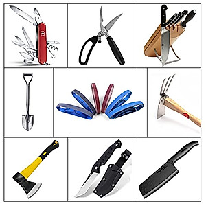 30 PCS 1/2" x 12" Knife Sharpener Replacement Sanding Belts Kit, 5 Each of 80/120/240/400/800/1000 Grits, Flat Seam Sanding Belt Set for Ken Onion Edition Sharpening Knives, Metal Polishing&Derusting