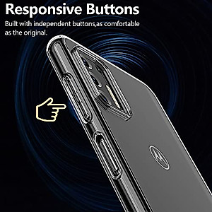 for Moto G Stylus 2021 Clear Case Soft Skin Slim Thin Flexible TPU Scratch Resistant Silicone Gel Shockproof Protective Cases Cover for Motorola G Stylus 2021