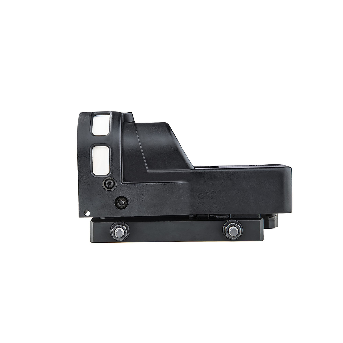 MEPROLIGHT® MEPRO M21 Day and Night Self-Illuminated Fiber Optics and tritium Powered Reflex Red Dot Optic,4.3 Bullseye Reticle, Picatinny.No Batteries no switches