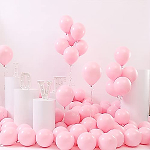 Pink Balloons 12inch Light Pink Balloons,50PCS Latex Pink Balloons for Birthday Wedding Baby shower Party Decoration