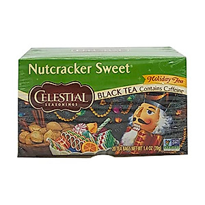 Celestial Seasonings Black Tea, Nutcracker Sweet, 18 Count