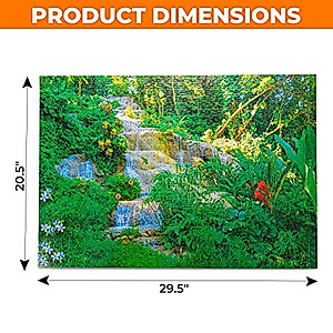 imPUZZibLE Puzzles - Jamaica Waterfall - Difficult 1000 Piece Jigsaw Puzzle for Adults, Teens, Kids - Hard - Best Pieces for Adult and Kids - Hobbies - Bucketlist Locations