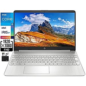 HP 2023 Newest 15.6â€™â€™ FHD Screen Laptop, Quad Core Intel i5-1135G7 (Beat i7-1065G7,Upto 4.2GHz), Iris Xe Graphics, 8GB RAM, 256GB SSD, HD Webcam, WiFi 6, 9+ Hours Battery, Winows 11+ Accessories