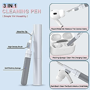 YIPINJIA for AirPods Pro 2 Case Cute [3-Pack], Funny Airpod Pro 2 Case Food 3D Cartoon Silicone Case Compatible for AirPods Pro 2nd Gen Case with Cleaner Pen (Sport Water+Purple Potato+Bubble Gum)