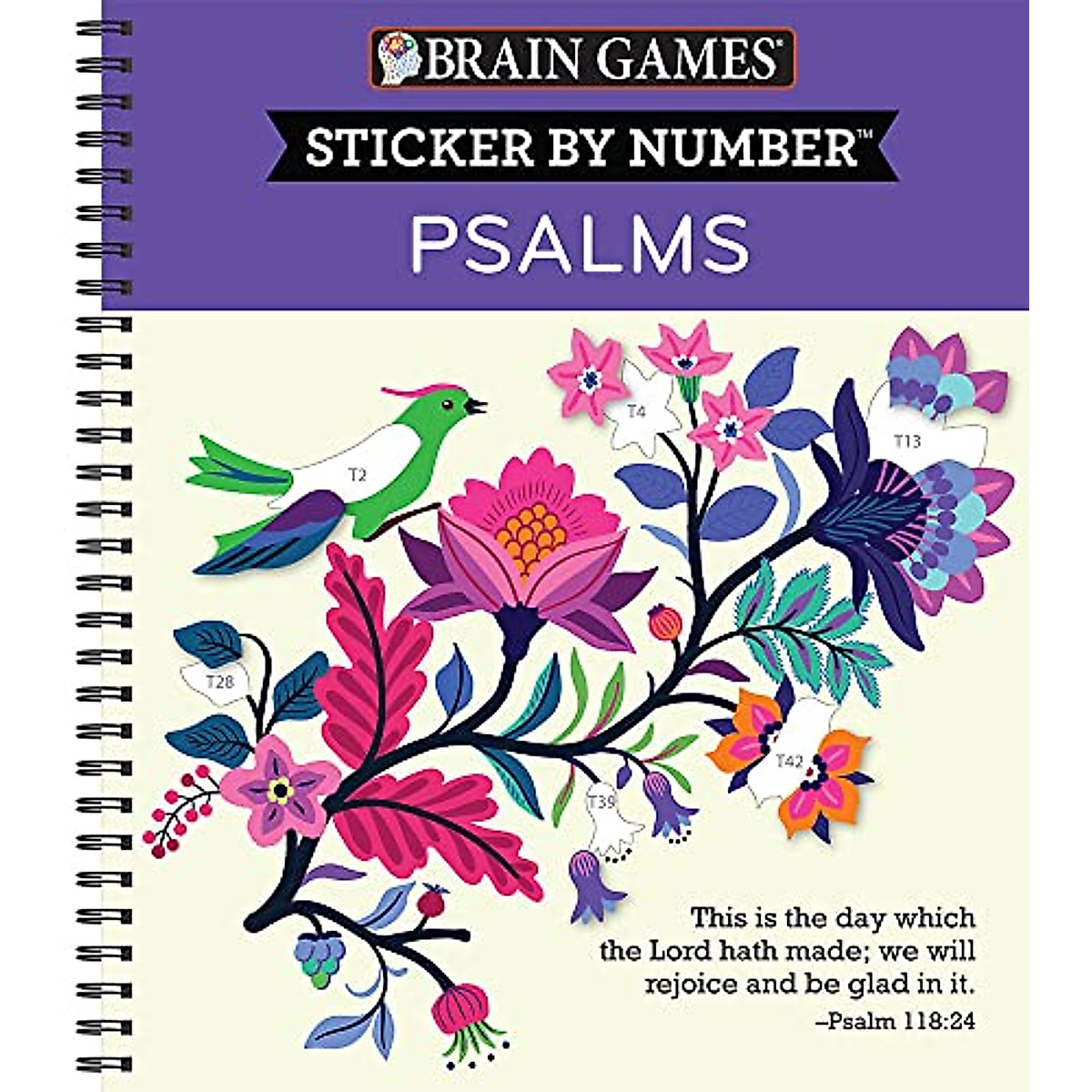 Brain Games - Sticker by Number: Psalms