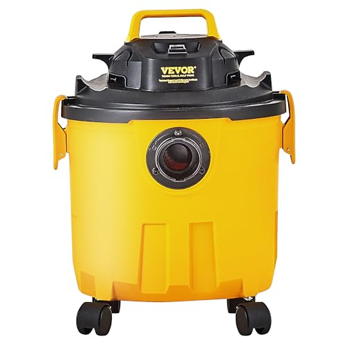 VEVOR Shop Vacuum Wet and Dry, 5 Gallon 6 Peak HP Wet/Dry Vac, Powerful Suction with Blower Function with Attachments 2-in-1 Crevice Nozzle, Small Shop Vac Perfect for Carpet Debris, Pet Hair, Car