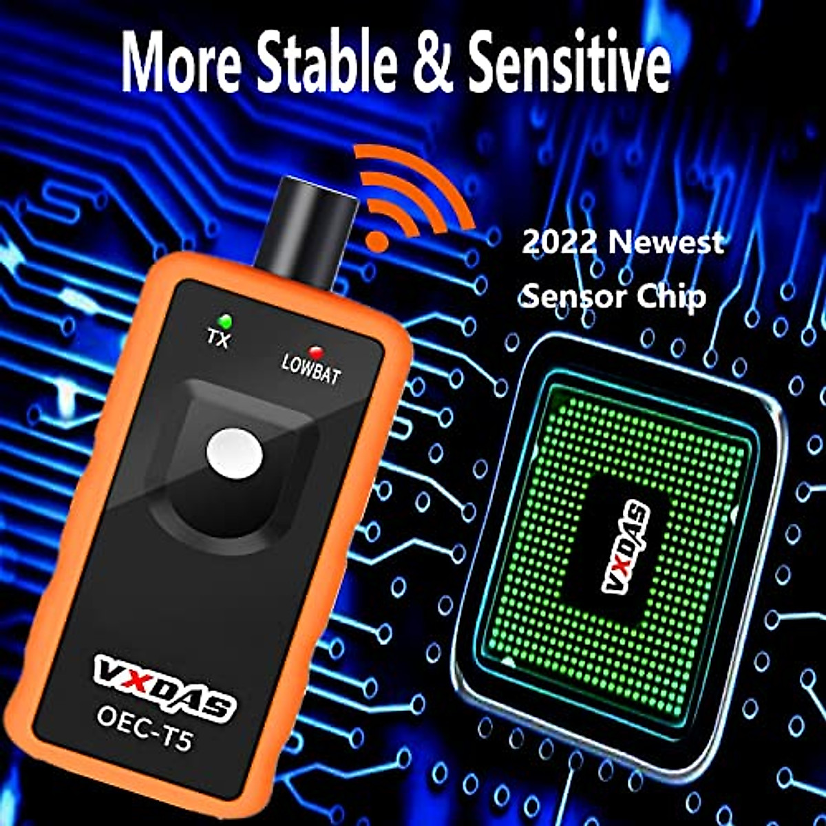 VXDAS TPMS Relearn Tool for GM Tire Sensor TPMS Reset Tool Tire Pressure Monitor System Activation Tool OEC-T5 for GM Buick/Chevy/Cadillac Series Vehicles 2023 Edition