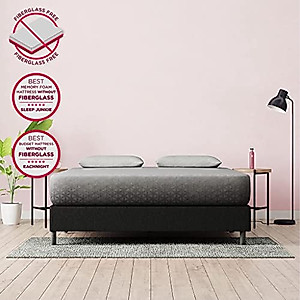 ZOMA Start Memory Foam Mattress Queen, 10" Inch Queen Bed Mattress in a Box with CertiPUR-US Certified Foam for a Supportive & Cooler Sleep, Medium-Soft Feel, Fiberglass Free Mattresses | Made in USA