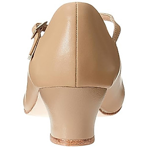 Capezio Women's Medium Cassie Jr. Character Shoe, Caramel, 4.5