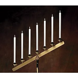 Emkay Altar candles 12 X 7/8 - 51% Beeswax (24 Pack)