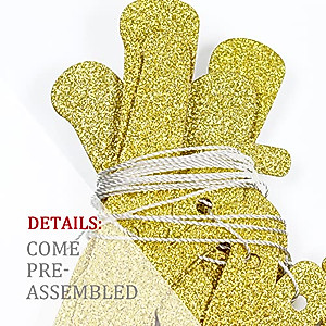 Husbands to Be Banner, Gay Wedding Shower, Engagement, Bachelor Party Sign Decorations Supplies, Mr & Mr, EnGAYged Bunting Garland, Pre-Strung, Gold Glitter