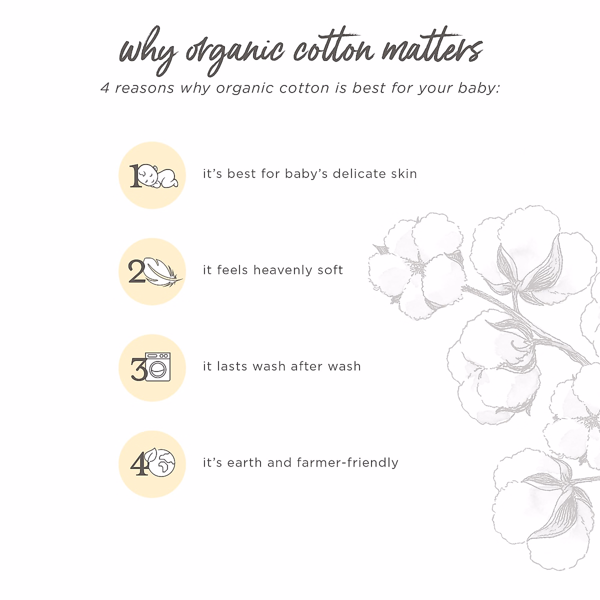 Burt's Bees Baby Unisex Baby Sweatpants, Knit Jogger Pants, 100% Organic Cotton Pants, Quilted Heather Grey, 12 Months US