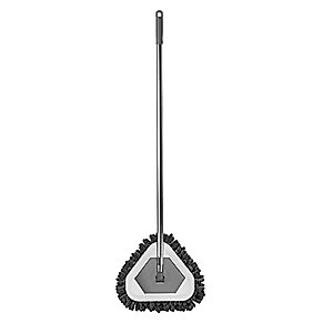 Chenille Triangles Mop,180 Degree Rotatabl Triangular Cleaning Mop Home Wall Ceiling Floor Cleaning Mop for Home Floor,Bathtub,Toilet,Mirror,Glass