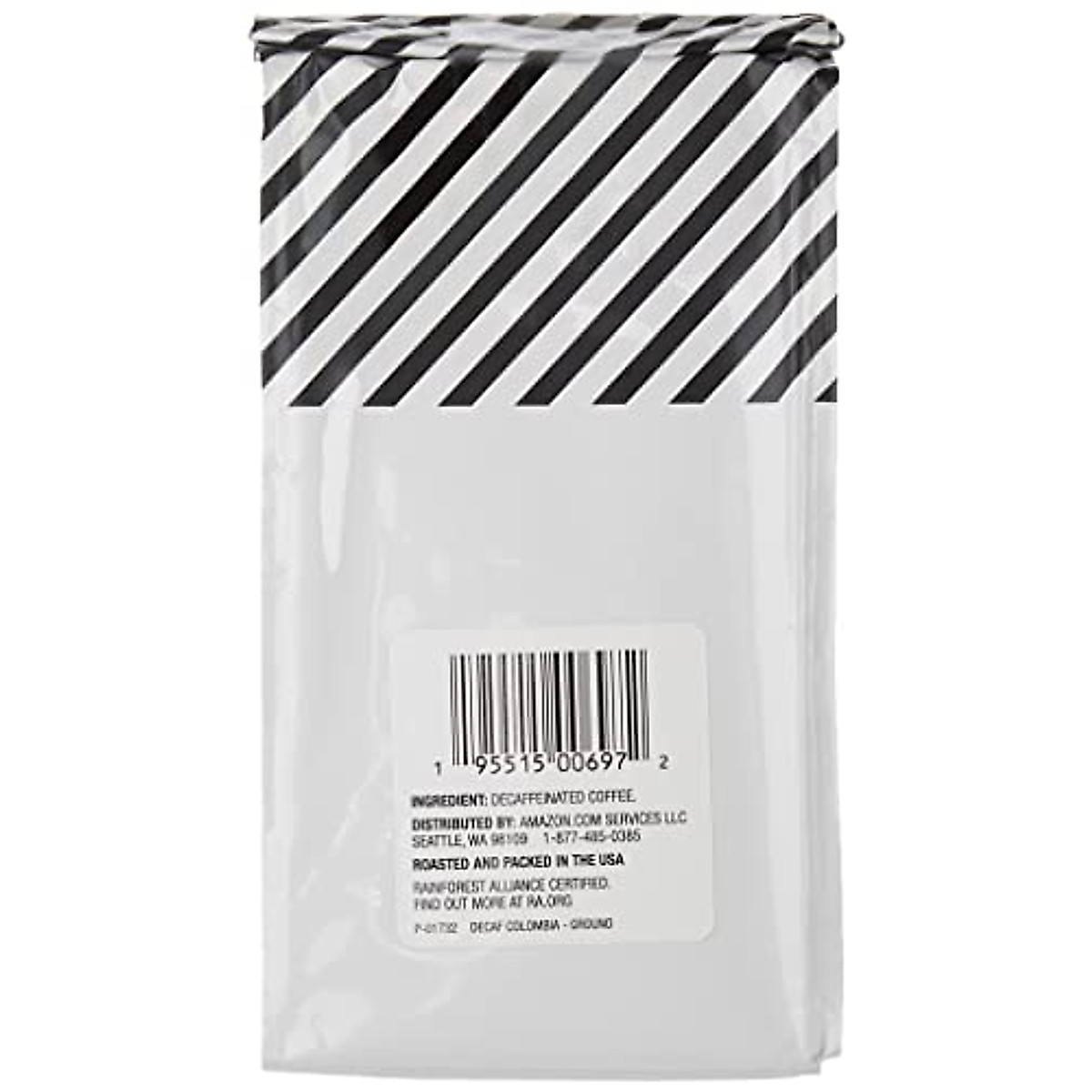 AmazonFresh Decaf Colombia Ground Coffee, Medium Roast, 12 Ounce (Pack of 3)