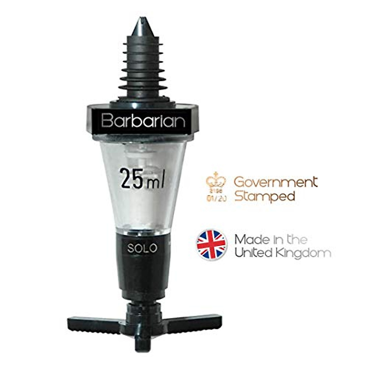 Barbarian Liquor Dispenser For Home Bar 3/4/6 Bottle Wall Mounted - Bar Butler Shot Measure Bracket Alcohol Wine Upside Down Drink Jigger Optics Man cave