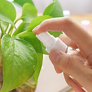 Bekith 30 Pack 3.3oz/100ml Spray Bottles with Fine Mist Sprayer & Pump Spray Cap, Refillable & Reusable Clear Empty Plastic Bottles for Essential Oils, Travel, Perfumes