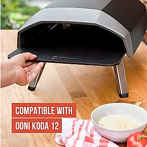 Chef Pomodoro Pizza Steel for Oven, 13 x .25 Thick, Baking Steel for Oven, Baking Steel Pizza Stone for Grill and Oven, Original Baking Steel, Artisan Steel (13-Inch)