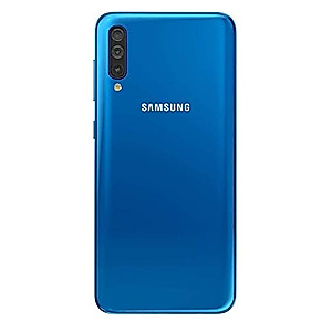 Samsung Galaxy A50 128GB, 4GB RAM 6.4" Display, 25MP, Triple Camera, Global 4G LTE Dual SIM GSM Factory Unlocked A505G/DS - International Model (Blue, 128 GB)