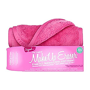 Makeup Eraser The Original Erase All Makeup With Just Water, Including Waterproof Mascara, Eyeliner, Foundation, Lipstick and More, Original Pink