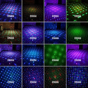 Mini Party Lights, Chims RGB Starry Sky with Sunset Light Show DJ Party Home Disco Light Portable Music Activated Stage Light for Christmas Thanksgiving Holiday Party Disco Birthday Xmas Gift