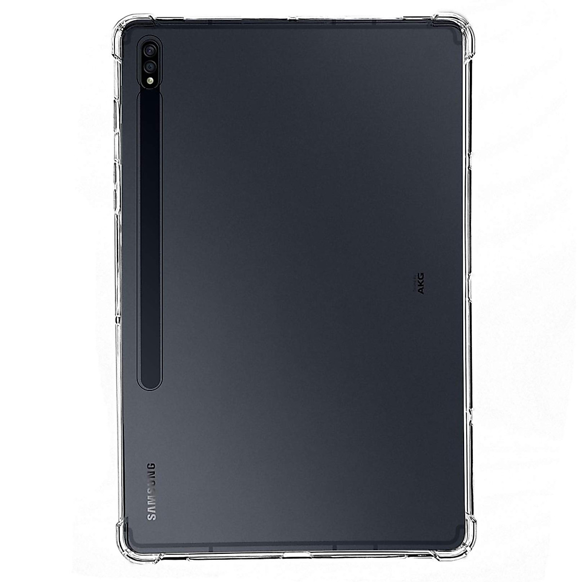 SFFINE Clear Case for Samsung Galaxy Tab S8 2022 and Galaxy Tab S7 2020 Tablet,[Thick Corner] Transparent Thin Slim Soft Flexible TPU Gel Silicone Protective Case Cover for Galaxy Tab S8/S7 11 Inch