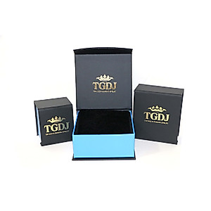 TGDJ 14K Yellow Gold Eagle Charm Medium Pendant For Necklace or Chain (Height 22 MM Width 30 MM)