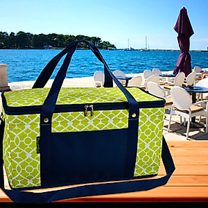 Picnic at Ascot 64 Can Capacity Semi Rigid Collapsible Leakproof Cooler- Designed & Quality Approved in the USA