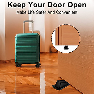 Vanleonet Door Stoppers,Door Stoppers for Bottom, Prevent The Lock-Outs,Floor Sturdy Stackable Door Stop for Carpet Heavy Duty Door