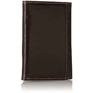 Nocona Men's Diagnol Cross Embose Trifold, Brown, One Size