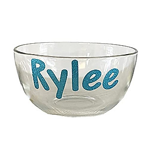 Papa's Ice Cream, Personalized Glass Ice Cream Bowl for Girls or Boys, Gift for Men, Green Grandpa