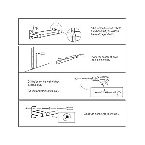 Lab Cosi 142956 Floating-Shelves, White
