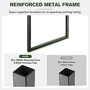 IMUsee 3-Piece 47.2" Dining Table Set for 4-6,Heavy Duty Kitchen Table with Metal Frame and Wood Board, Kitchen & Dining Room Table Set with Benches, Space-Saving Dinette for Small Space,Grey&Black