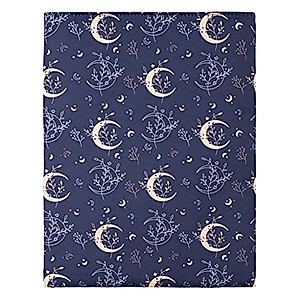 The Great Oak Midnight Sky - Padded Book Sleeve - Size 8.5'' x 11'' - Zippered Pocket - Book/Planner/Kindle Cover (Medium)