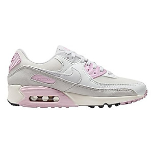 Nike Women's Air Max 90 White/Sail-Med Soft Pink (FN7489 100) - 9