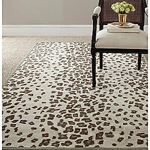 MARTHA STEWART by SAFAVIEH Collection 2'6" x 4'3" Grassland Green MSR3621A Handmade Kalahari Wool & Viscose Accent Rug
