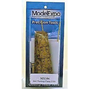 Model Shipways Set of 6 Hull Clamps for Bulkheads 3/16" or Thicker MX104