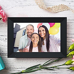 Digital Picture Frame Funcare 10.1 Inch WiFi Digital Photo Frame with IPS HD Touchscreen, Auto-Rotate,Auto Dim, Easy to Share Photos and Videos Instantly from Anywhere via APP
