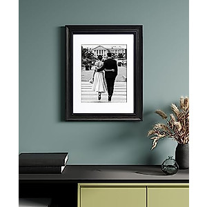 Yaetm 11x14 Picture Frame with Mat for 8x10 Set of 4, 1.4" Wide Molding & Distressed Black Photo Frames 11 x 14 with Tempered Glass for Wall Gallery, Home and Office, Wall Mount (4 pack, Black)