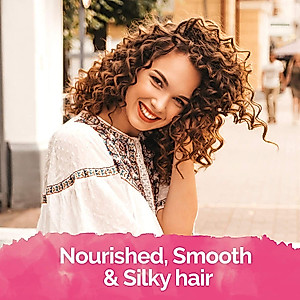 Novex Coconut Oil Leave in Conditioner, Smooth and Sily Hair, White, 10.5 Oz Bottle