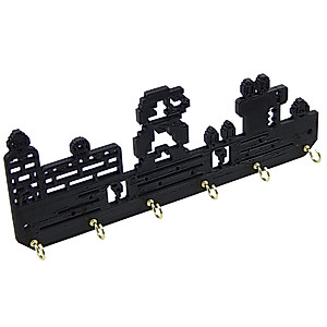 Medallurgy Video Gamer Wall Key Rack Holder Hanger Hooks Entryway Jewelry Organization Housewarming New Home Gift