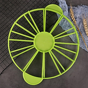 Cake Divider Cake Divider 10/12 Slices Manual Ergonomic Handle Double Sided Labor-saving Uniform Cut Food Grade Round Bread Cake Equal Portion Cake Piece Slicer